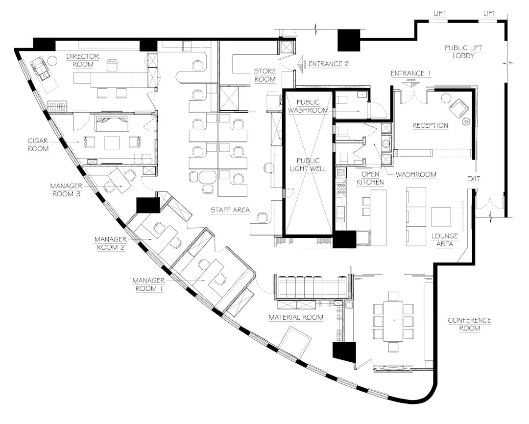Danny Chiu Interior Designs Ltd - Po Lung Centre